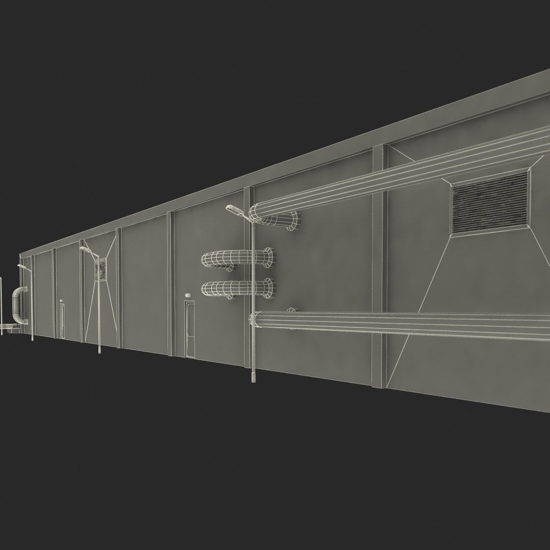 3d model of geothermal power plant