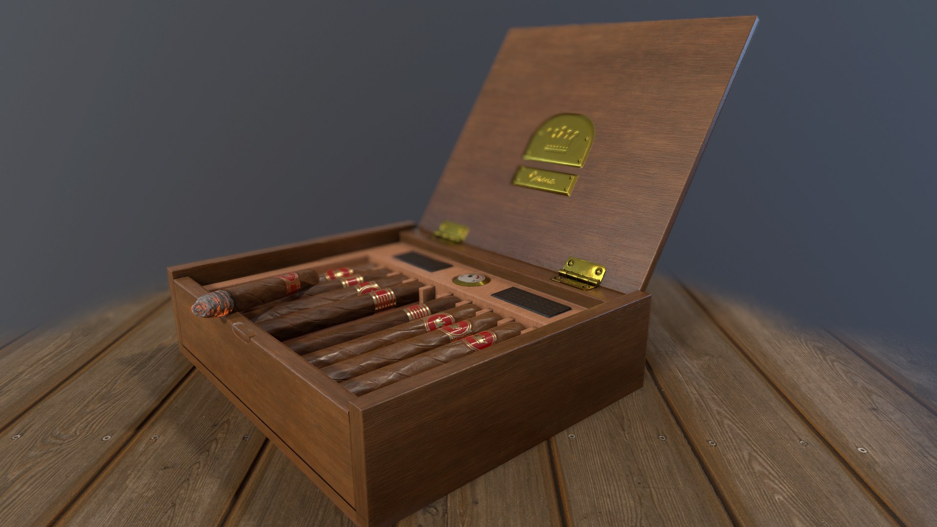 Cigars Box 3D - TurboSquid 1295602