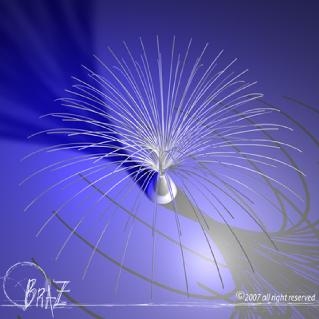 Light - Fiber Optics 3d Dxf