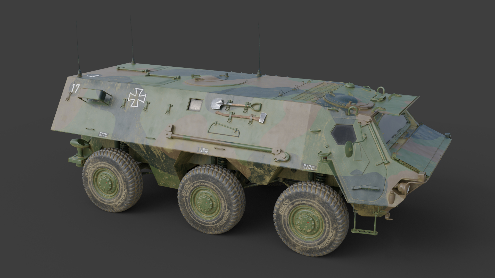 Apc Fuchs Pbr Model - TurboSquid 1456773