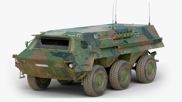3D модель APC Fuchs PBR - TurboSquid 1456773