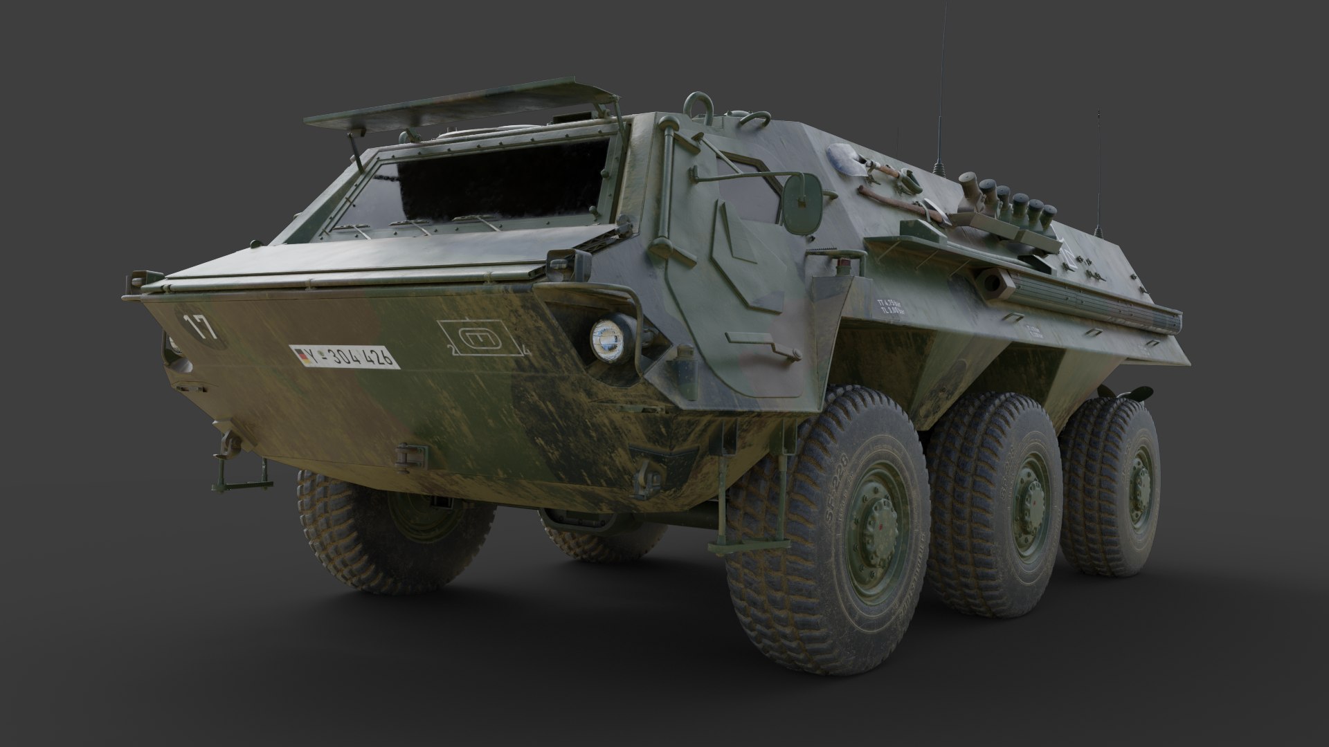 Apc Fuchs Pbr Model - TurboSquid 1456773