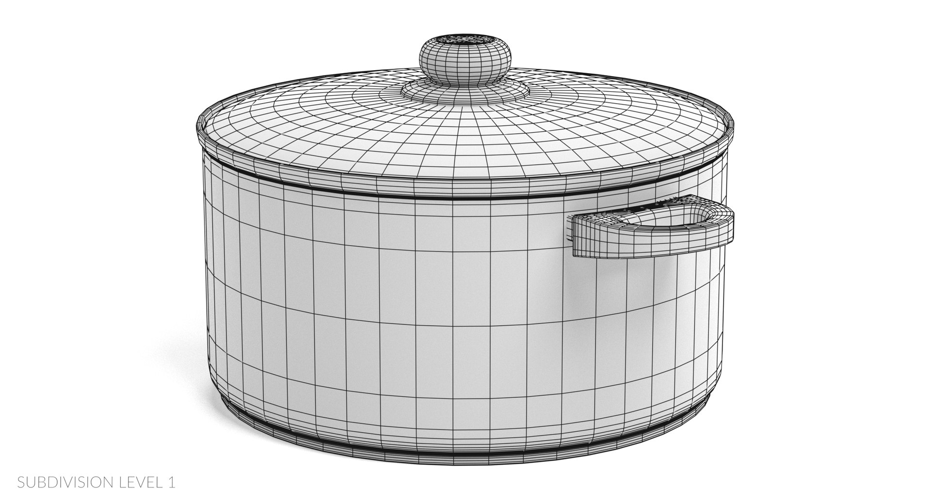 Cooking Pot 3D Model - TurboSquid 1363345