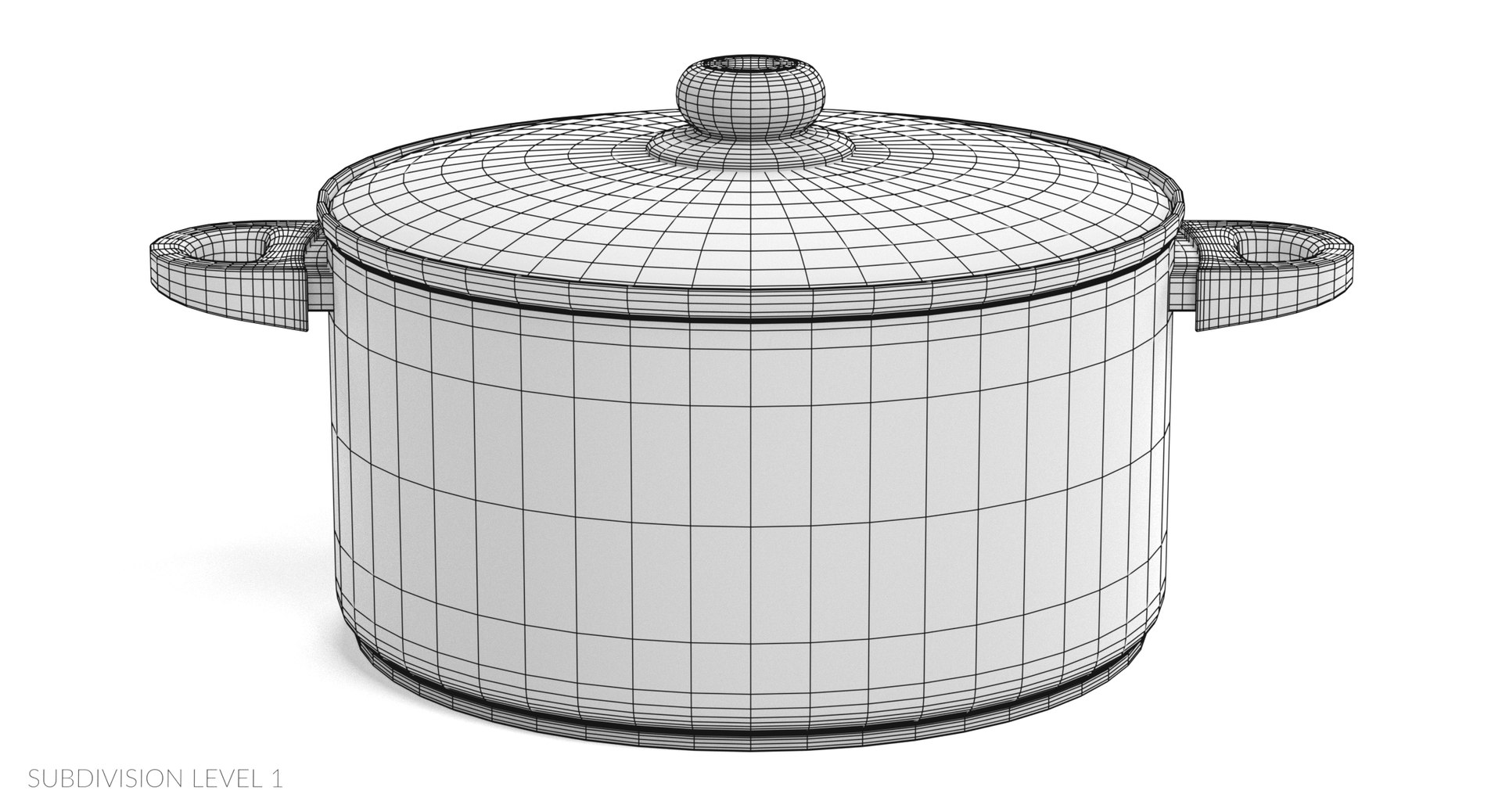 Cooking Pot 3D Model - TurboSquid 1363345