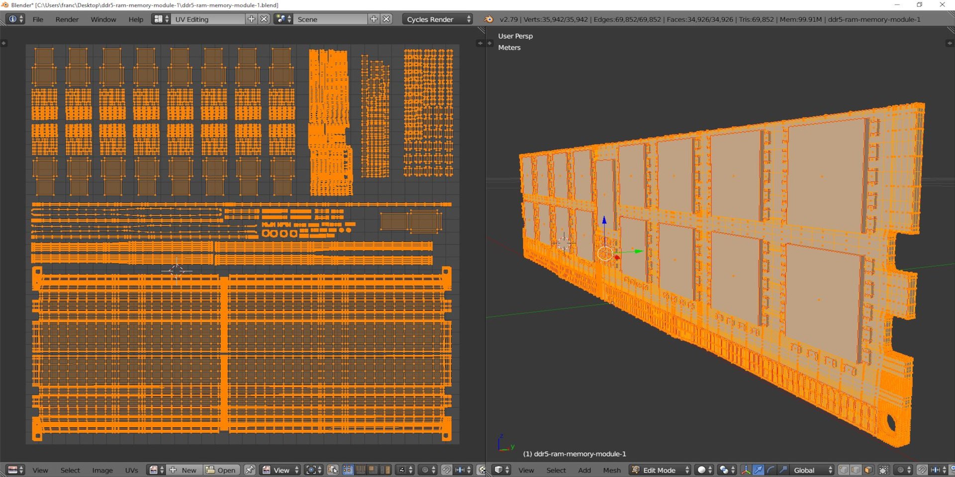 DDR5 RAM Memory Module 1 3D - TurboSquid 1793079