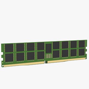DDR4 RAM 3D Model - TurboSquid 2082611