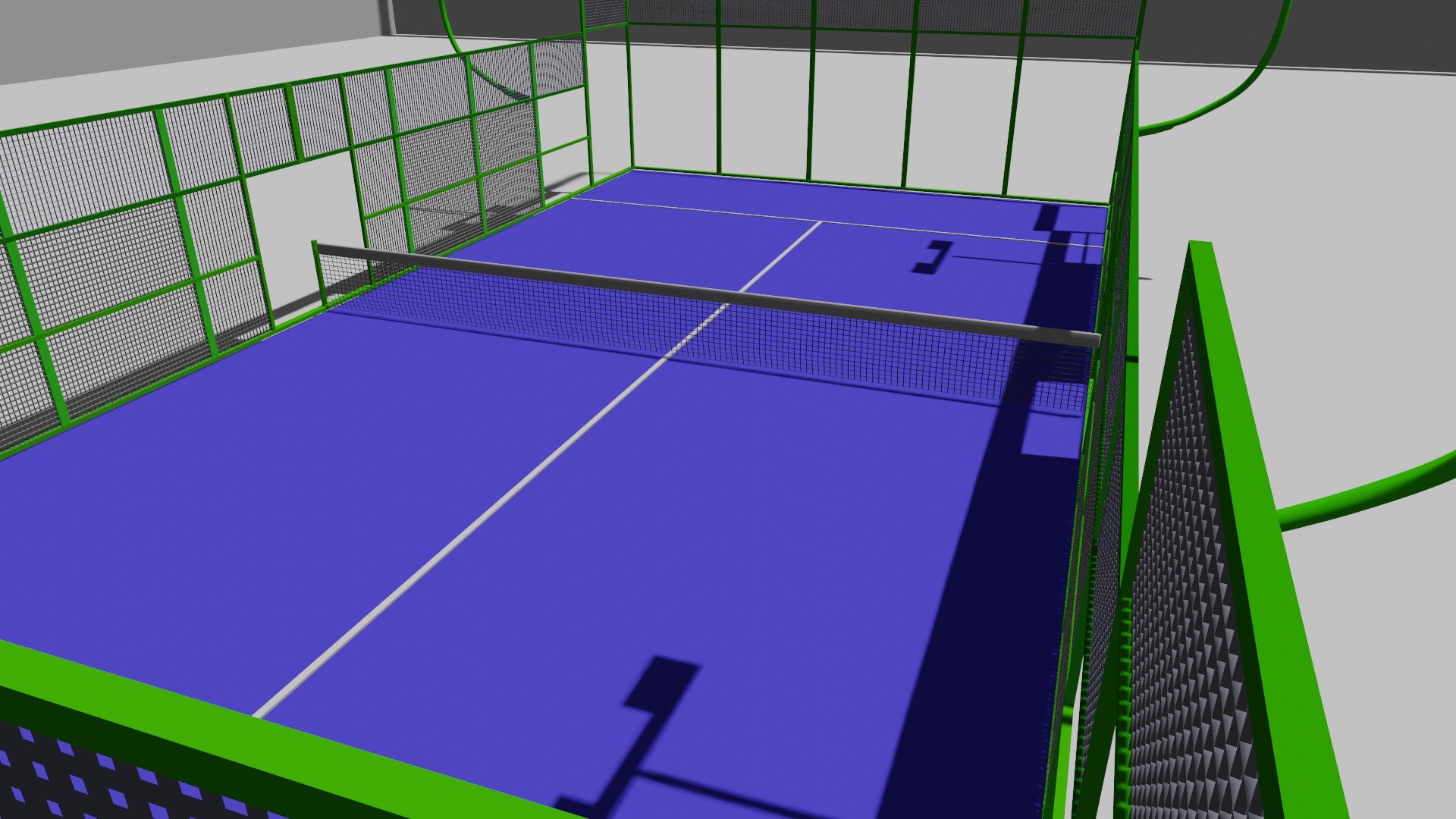 3D model padel court - TurboSquid 2171401