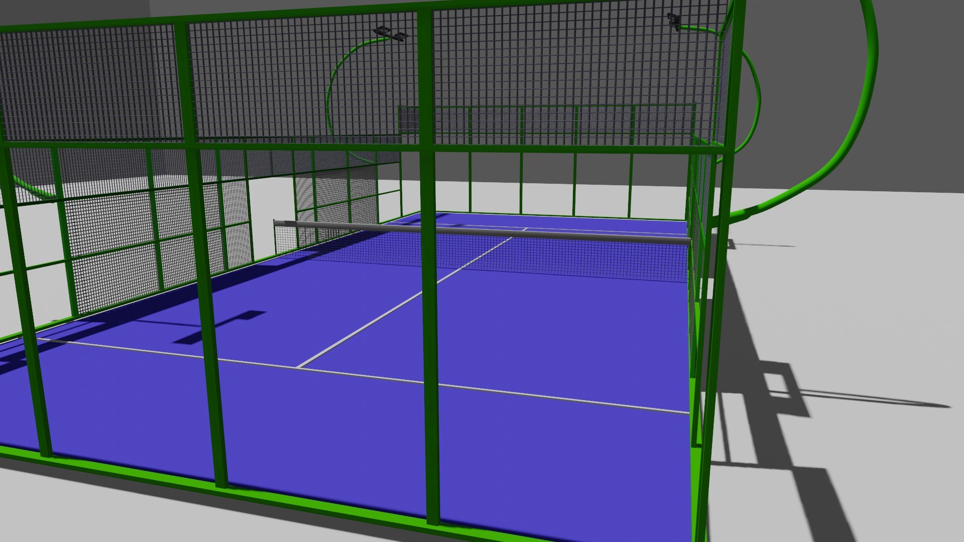 3D model padel court - TurboSquid 2171401