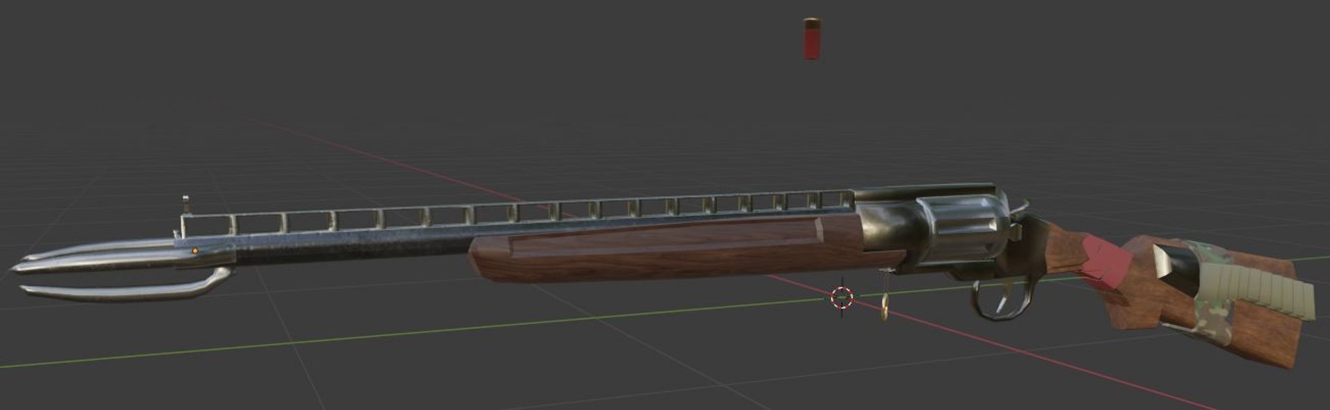 Mts-255-20 Revolver Shotgun 3D Model - TurboSquid 1654638