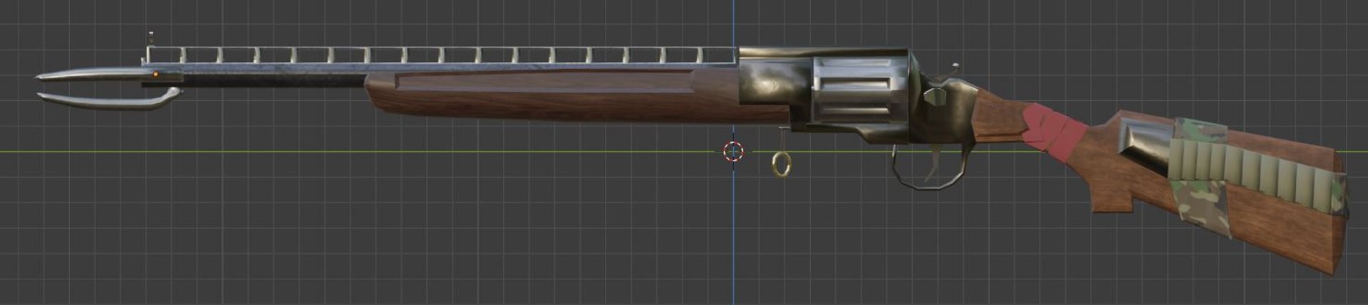 Mts-255-20 Revolver Shotgun 3D Model - TurboSquid 1654638