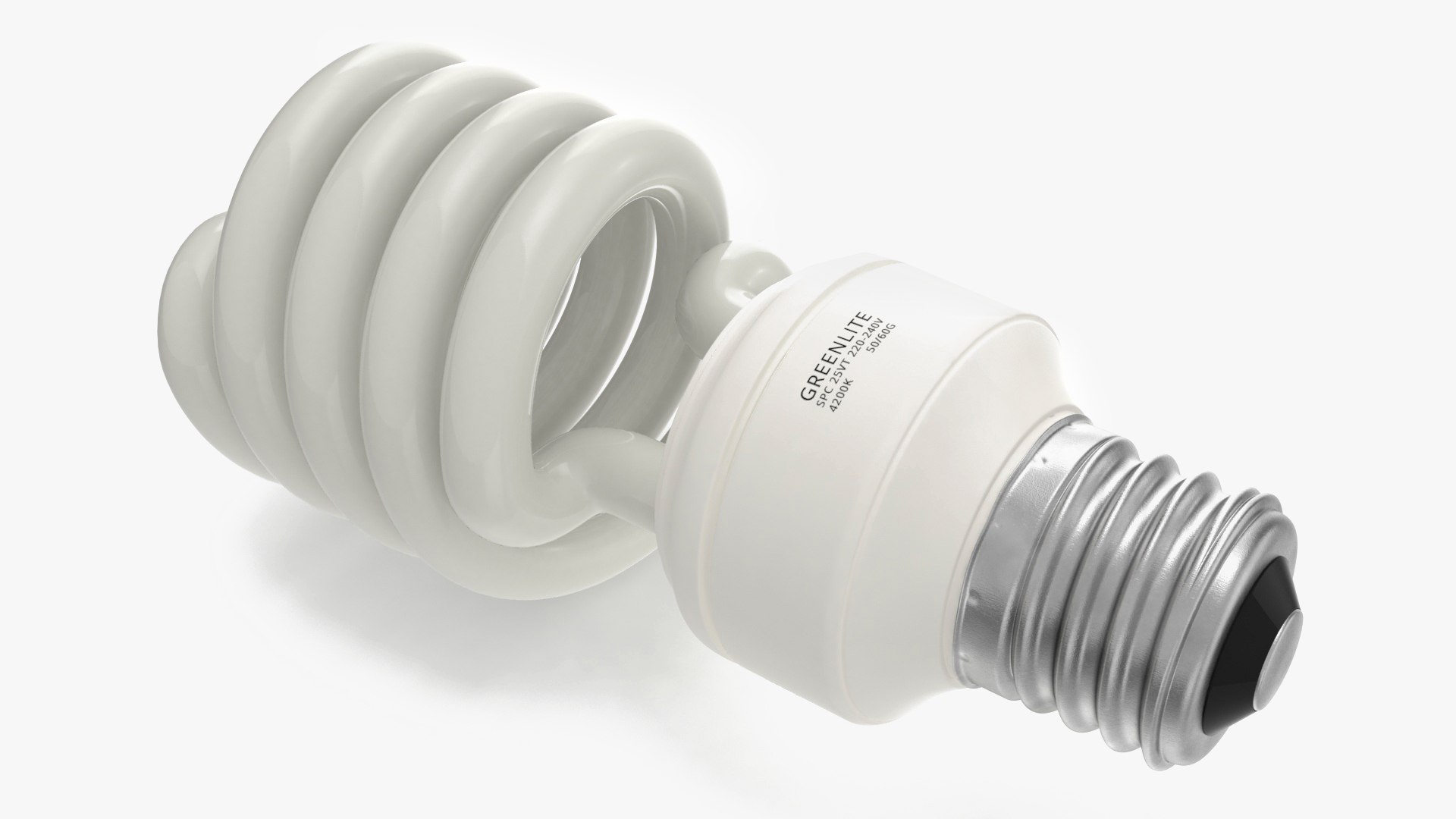 Twist Fluorescent Light Bulb 3D model - TurboSquid 2146971