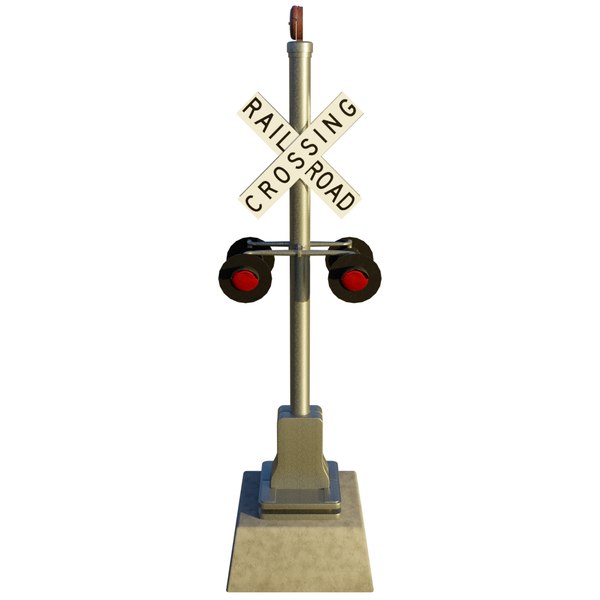 RailRoad Crossings model - TurboSquid 1774766