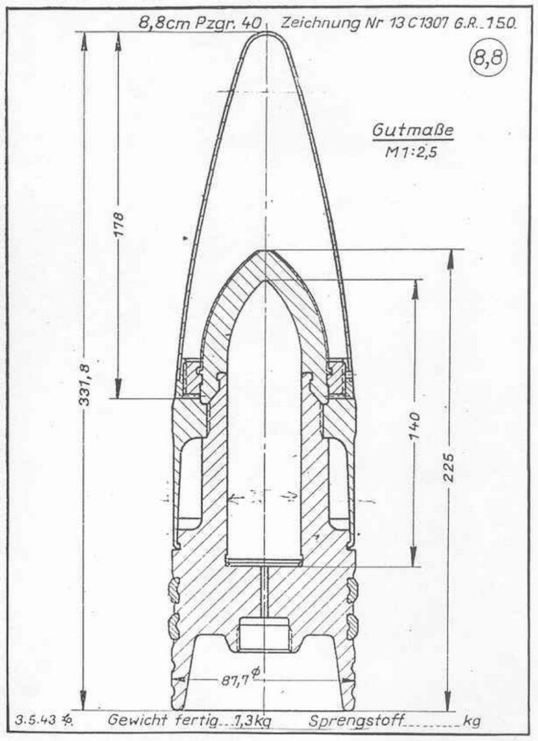 3D 8 Cm Pzgr 40 Model - TurboSquid 1558747