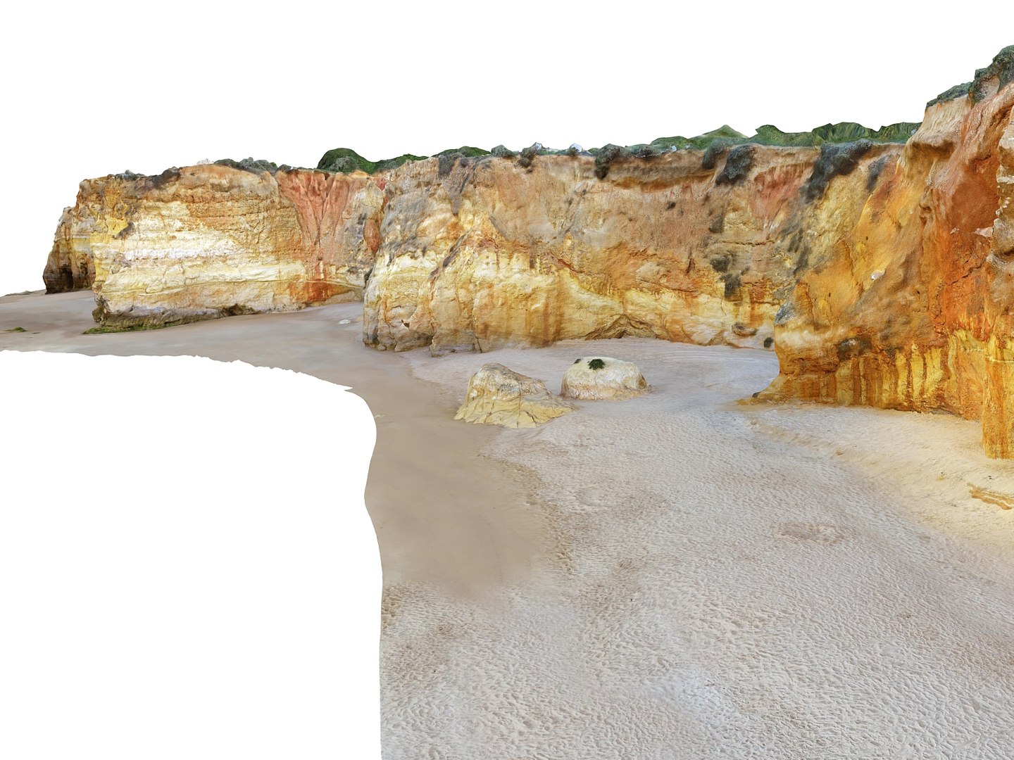 3D Ocean Cliff 16k - TurboSquid 1412657