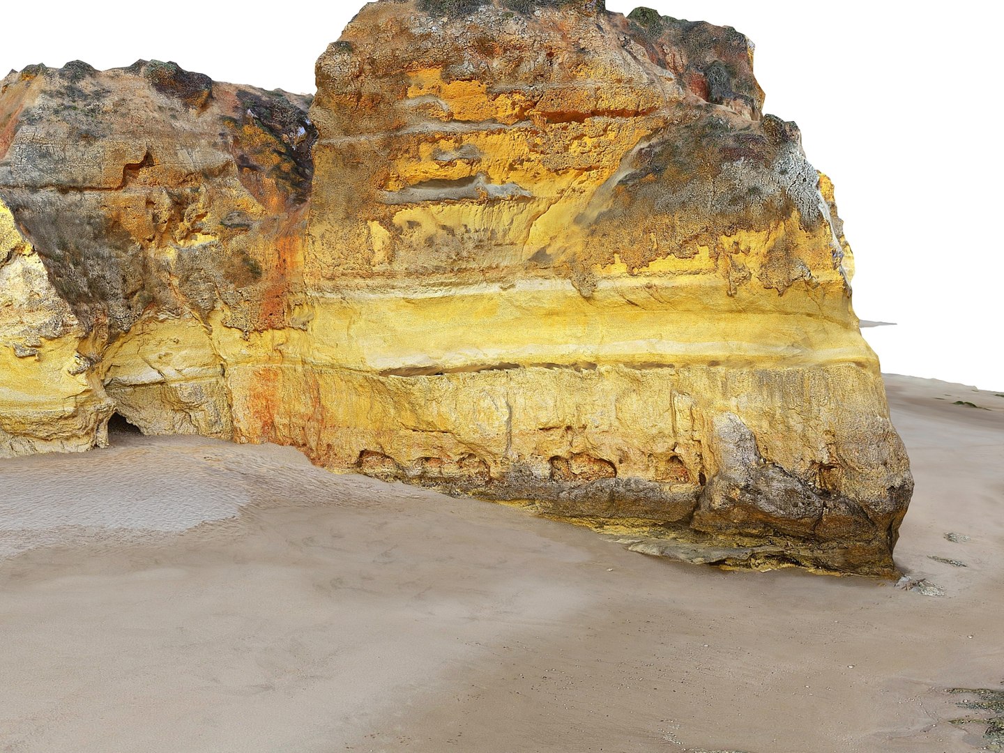 3D Ocean Cliff 16k - TurboSquid 1412657