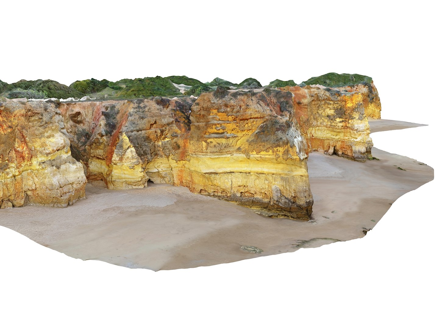 3D ocean cliff 16k - TurboSquid 1412657