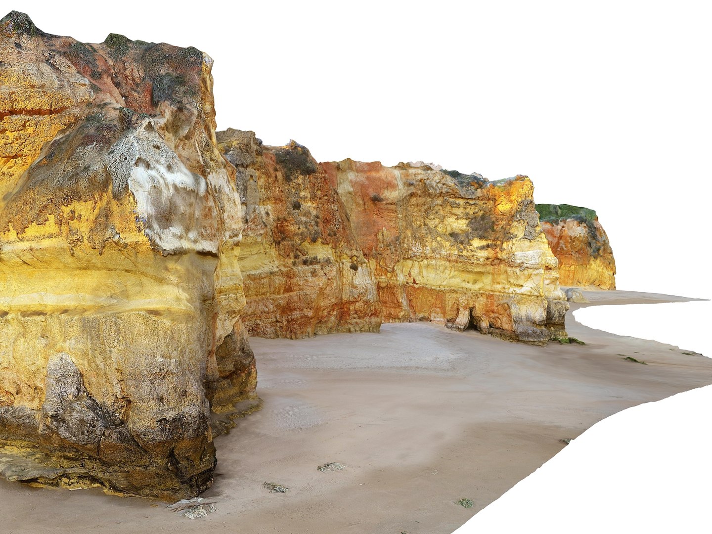 3D Ocean Cliff 16k - TurboSquid 1412657