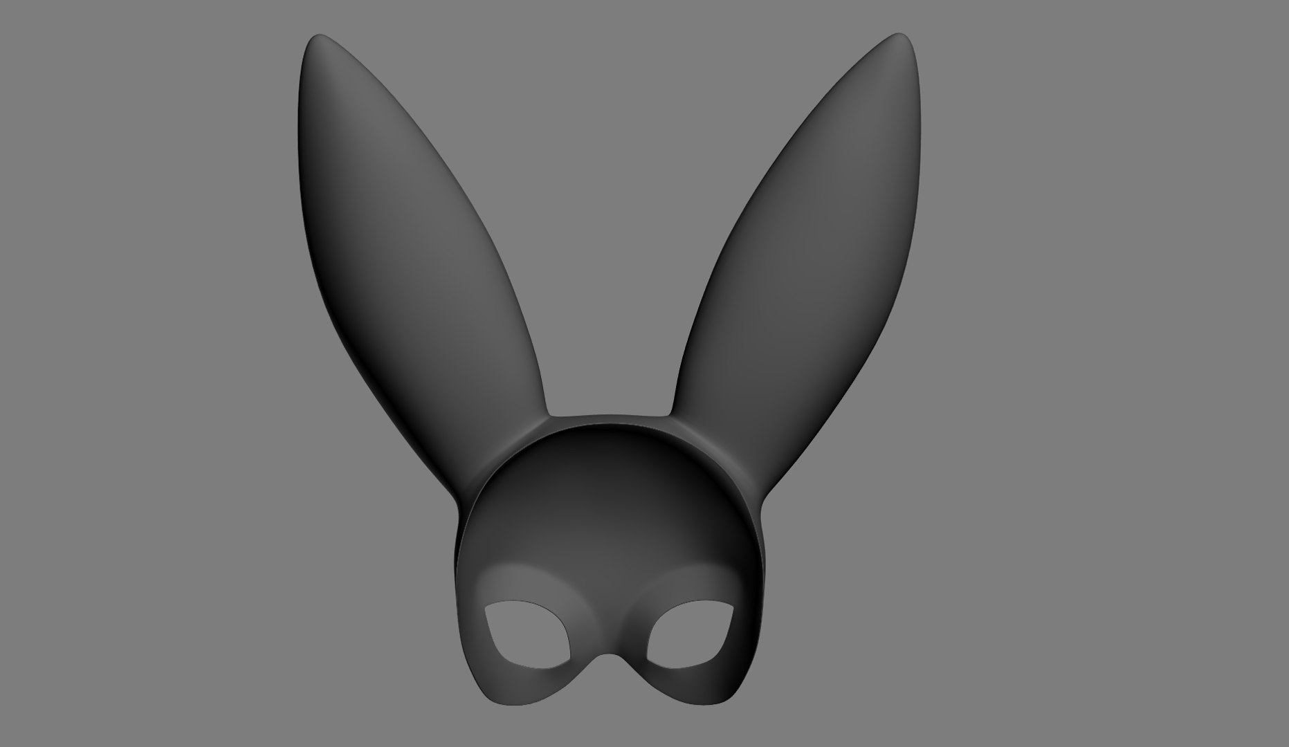 Black Rabbit Mask 3D Model - TurboSquid 1228415