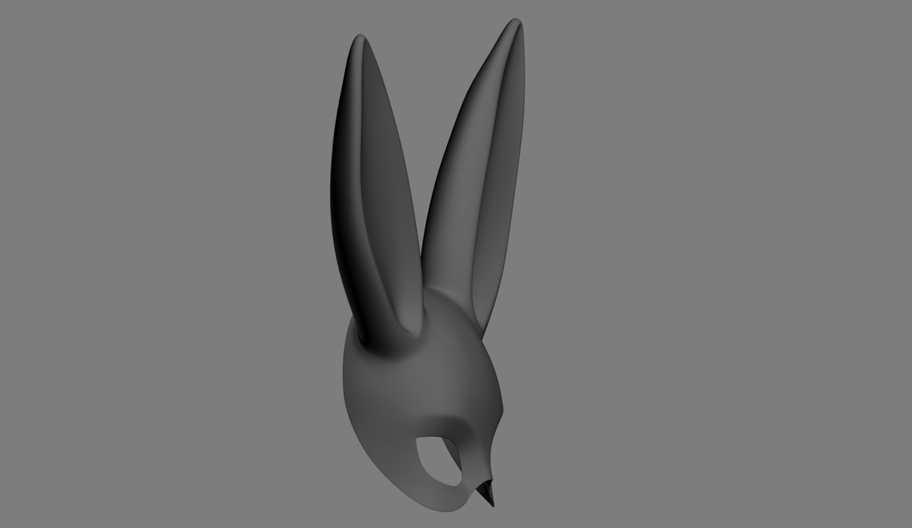 Black Rabbit Mask 3D Model - TurboSquid 1228415