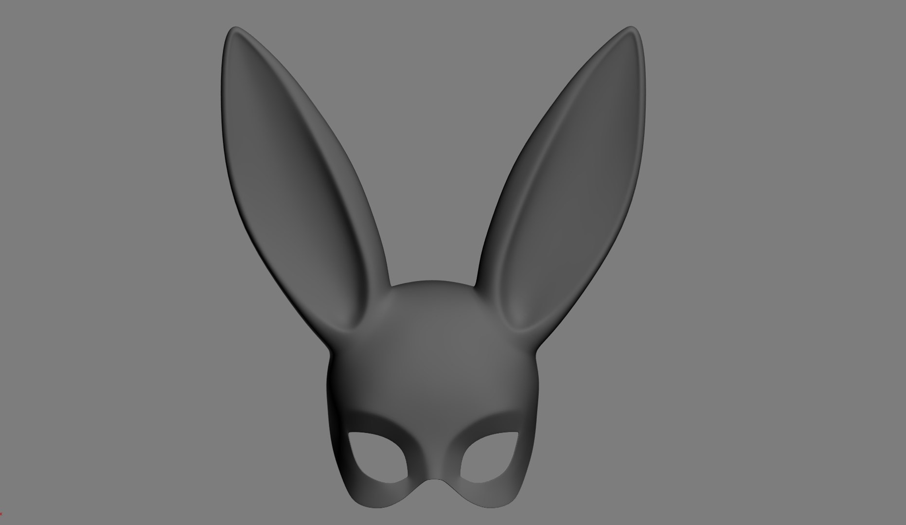 Black Rabbit Mask 3D Model - TurboSquid 1228415