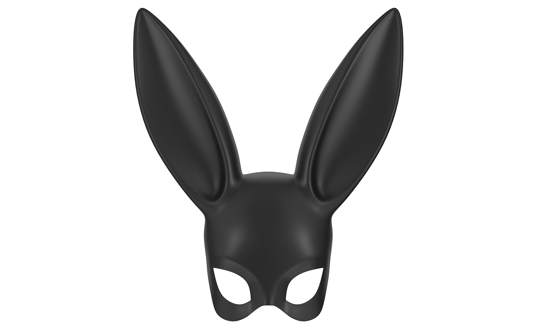 Black rabbit mask 3D model - TurboSquid 1228415