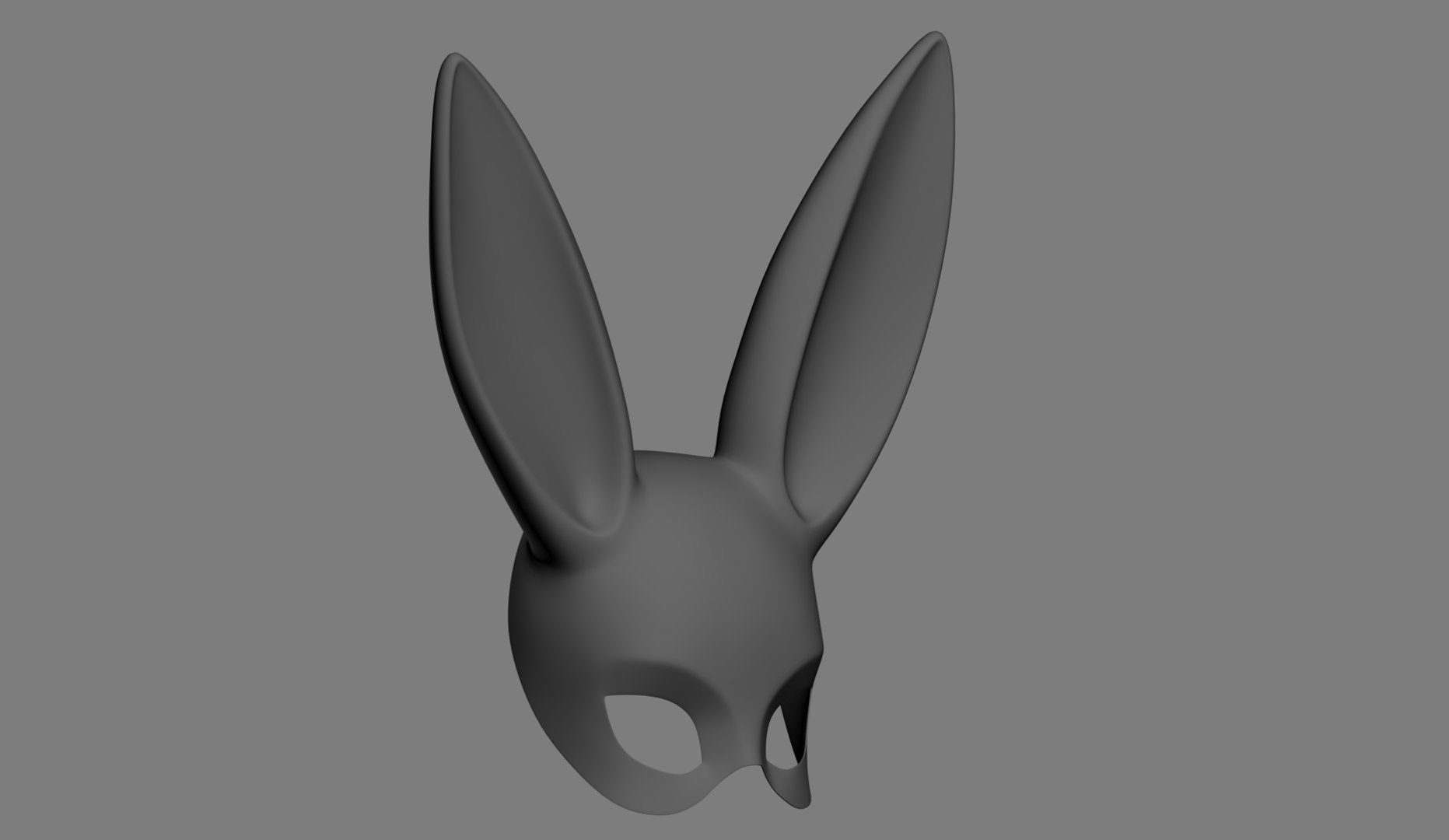 Black Rabbit Mask 3D Model - TurboSquid 1228415