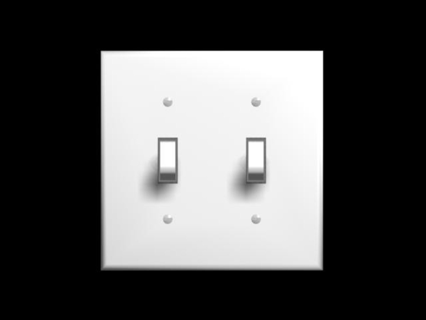 3d model light switch