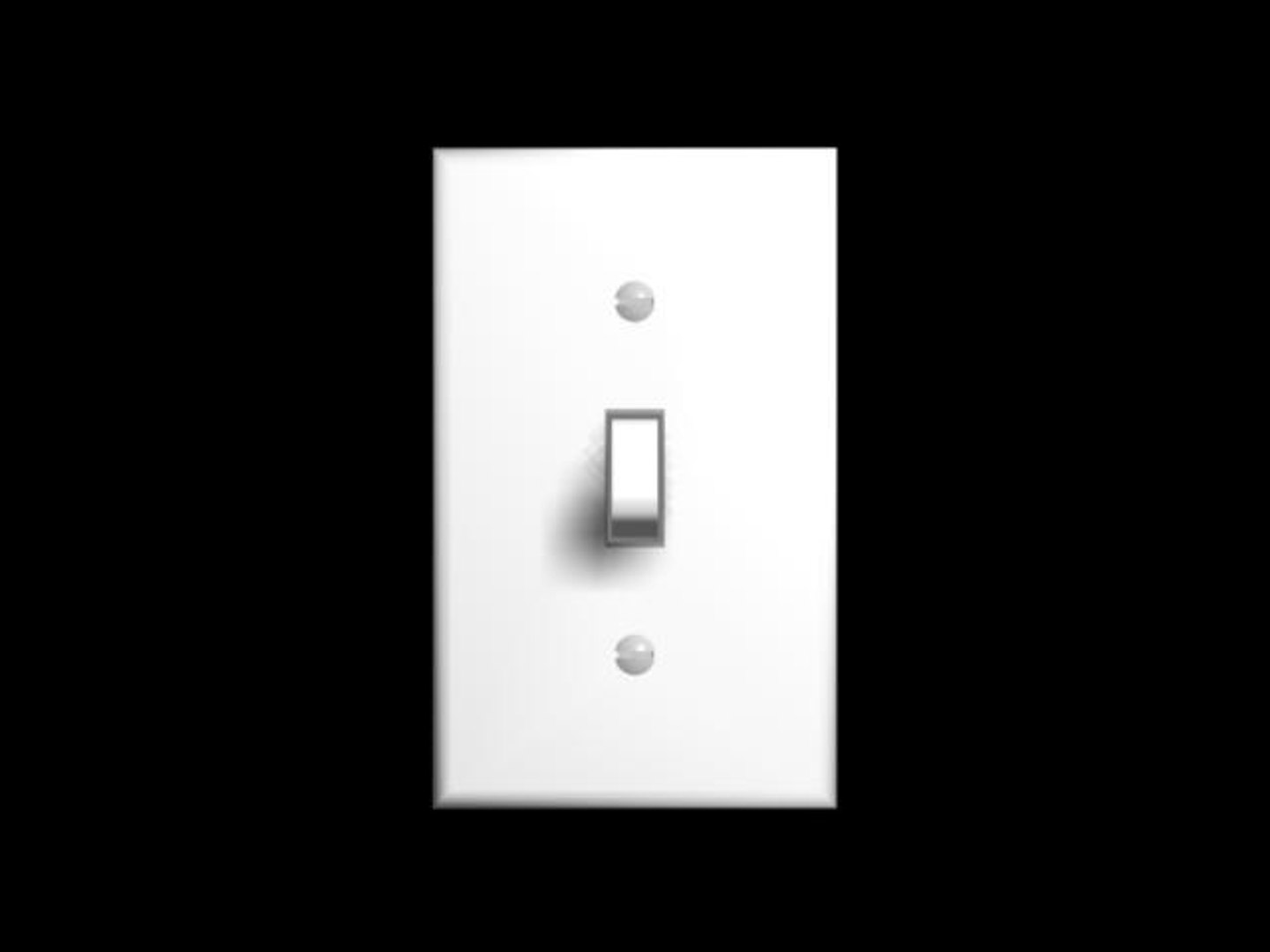 3d model light switch