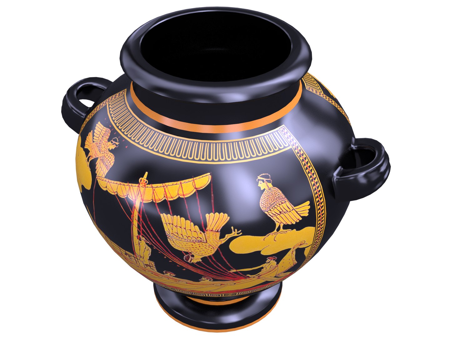 Antique Greek Jar Model - TurboSquid 1695280
