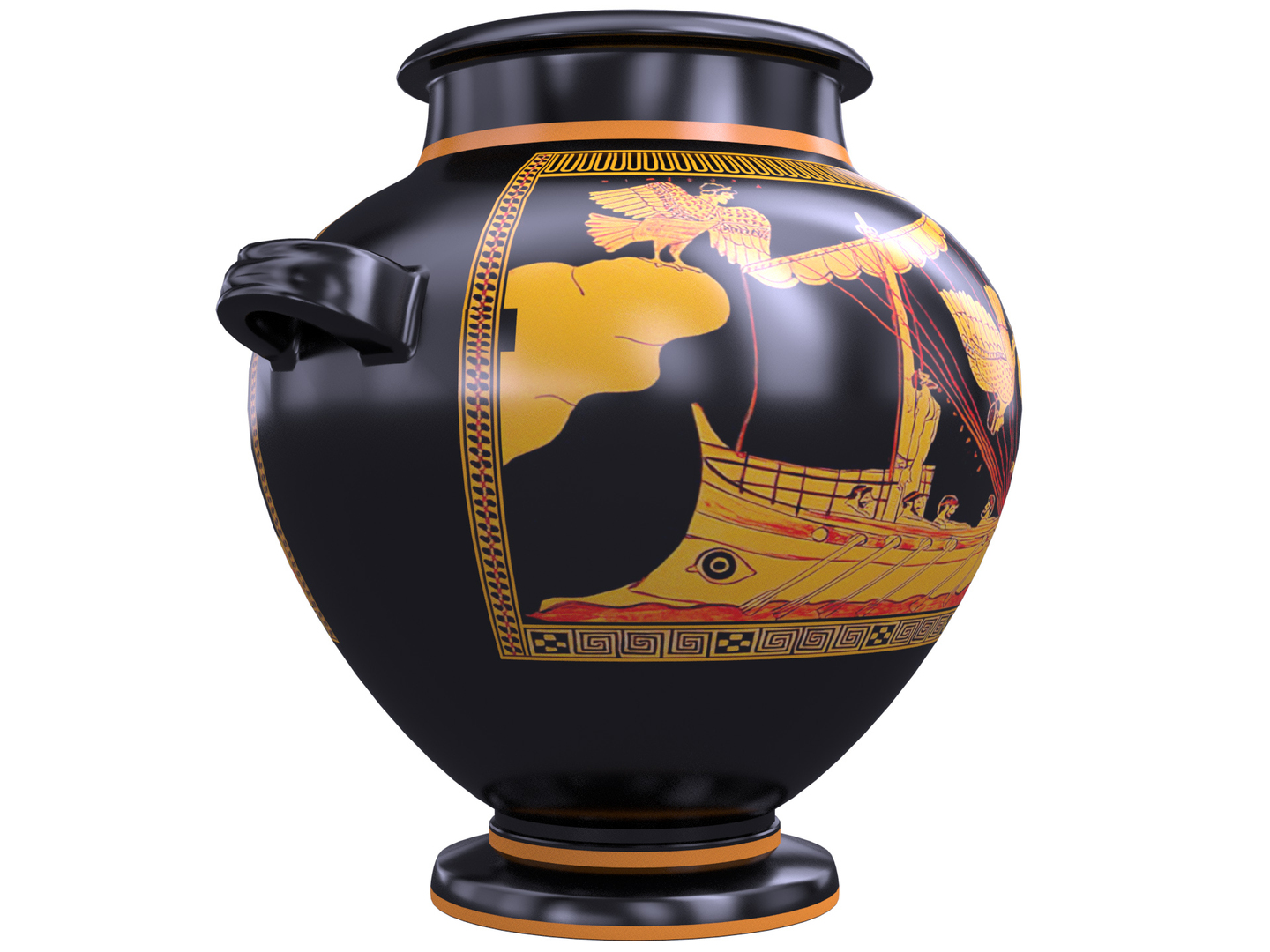 Antique greek jar model - TurboSquid 1695280
