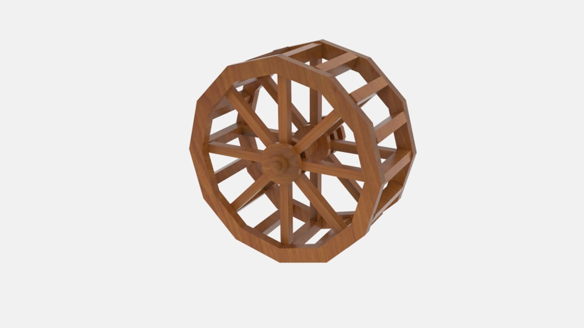 3D Model Water Wheel - TurboSquid 1207991