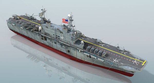 uss belleau wood lha-3 3d 3ds