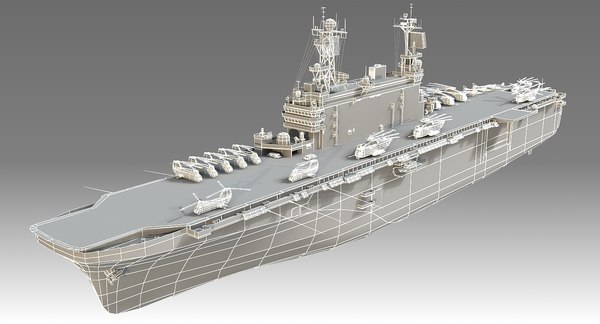 uss belleau wood lha-3 3d 3ds