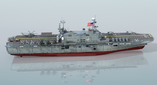 uss belleau wood lha-3 3d 3ds