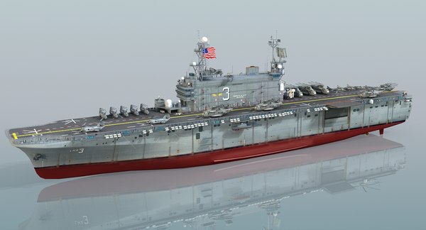 uss belleau wood lha-3 3d 3ds