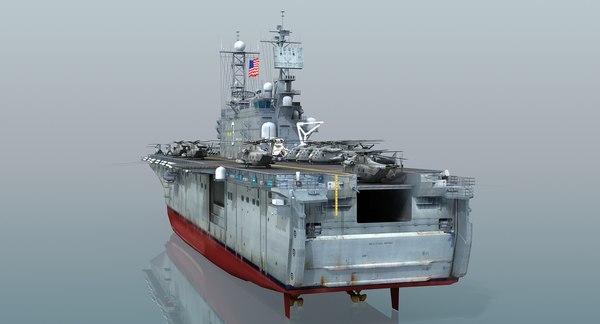 uss belleau wood lha-3 3d 3ds