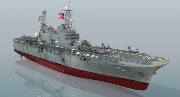 uss belleau wood lha-3 3d 3ds