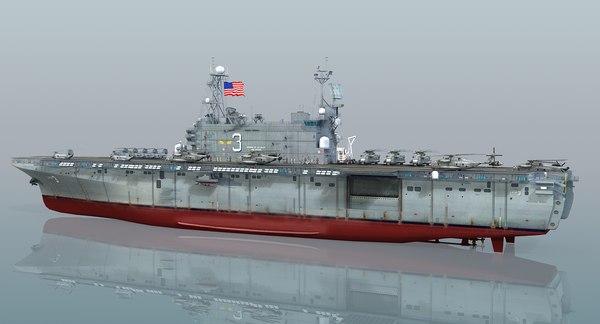 uss belleau wood lha-3 3d 3ds