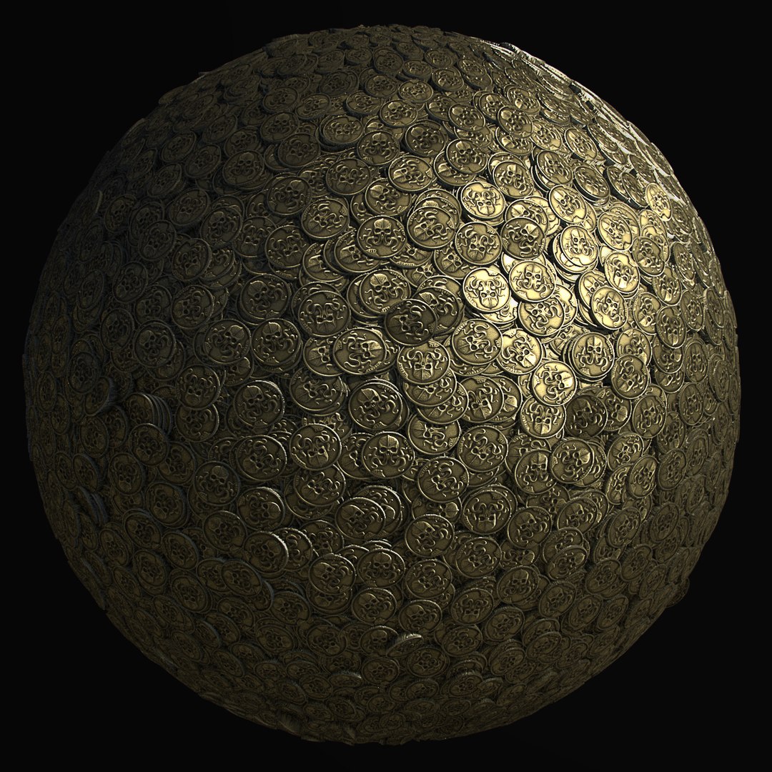 3D Model Realistic Pile Coins Ver - TurboSquid 1482368