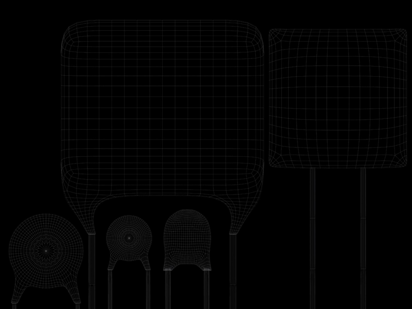 Ceramic Capacitors 3d Model