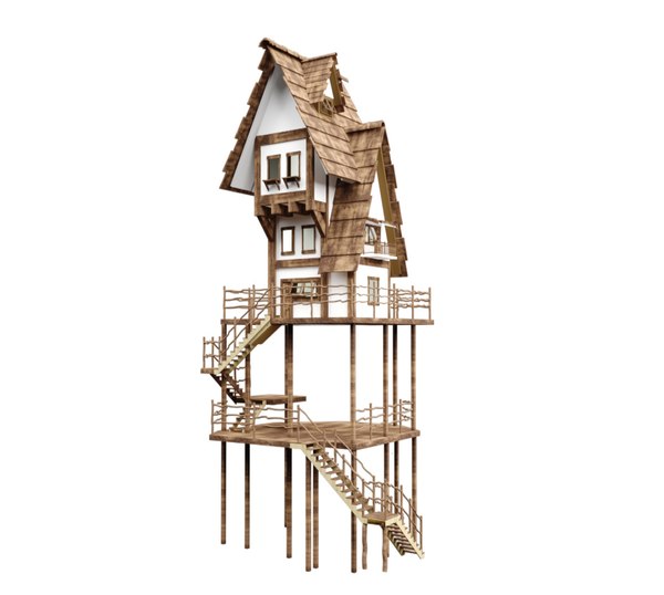 Tree House 3D Models for Download | TurboSquid