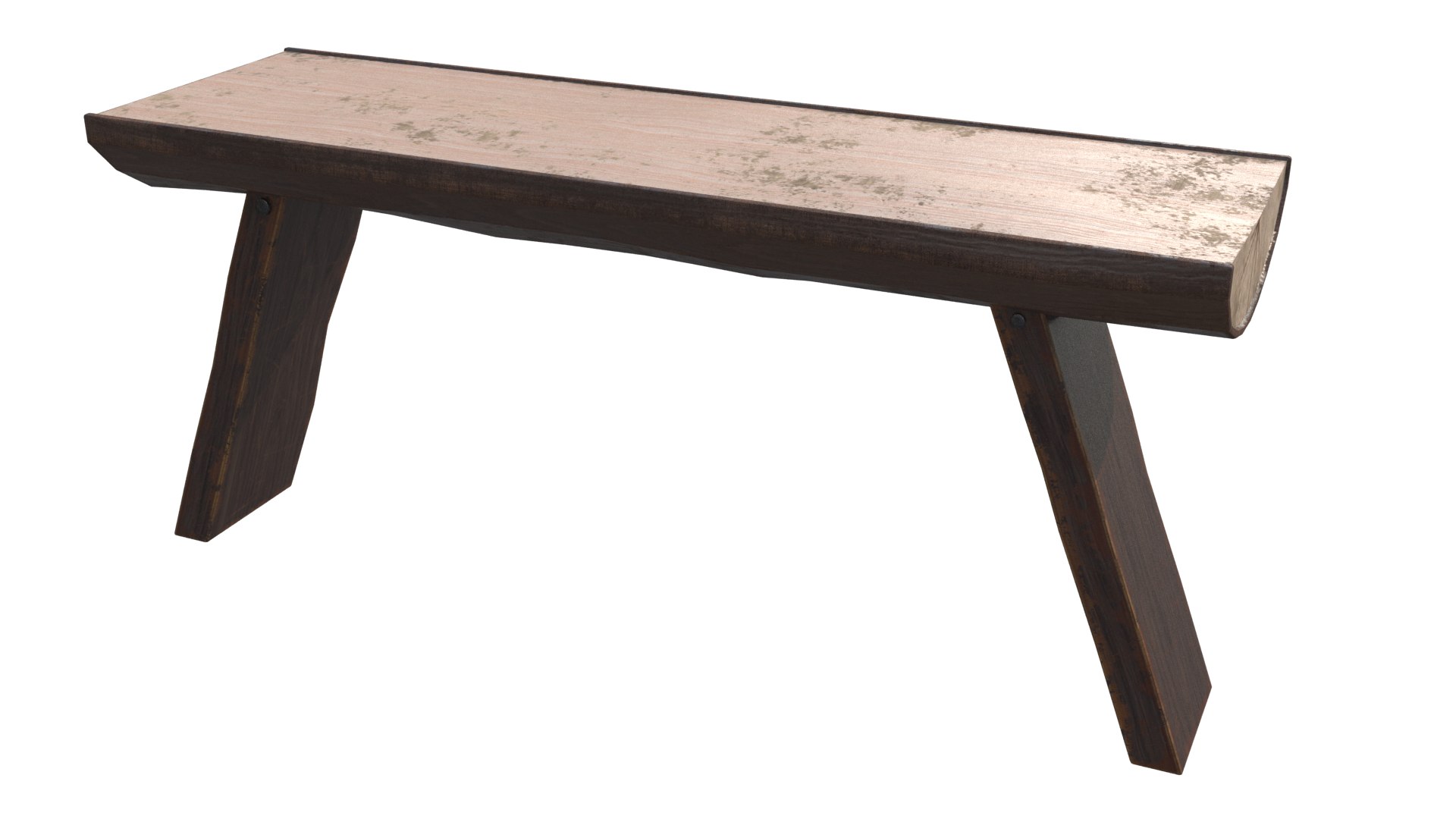 Wood table model - TurboSquid 1367861