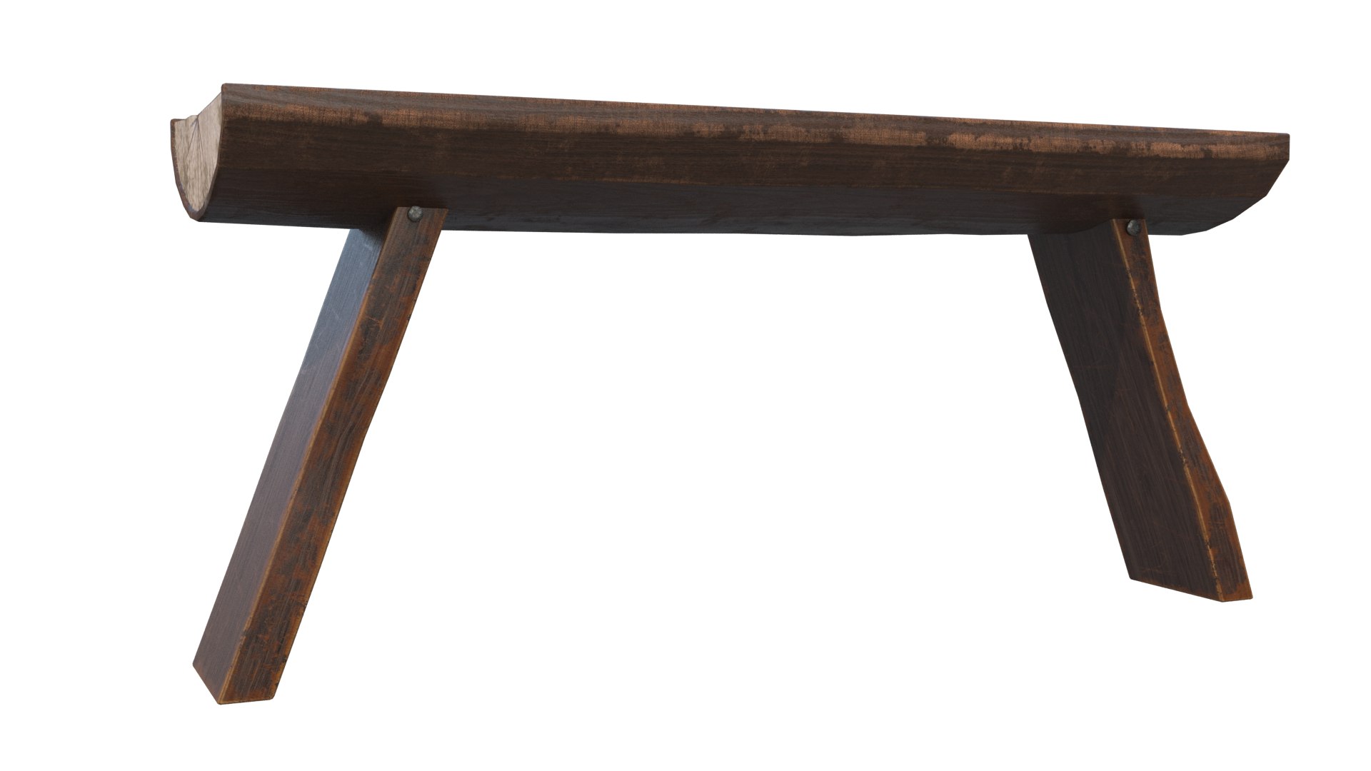 Wood table model - TurboSquid 1367861