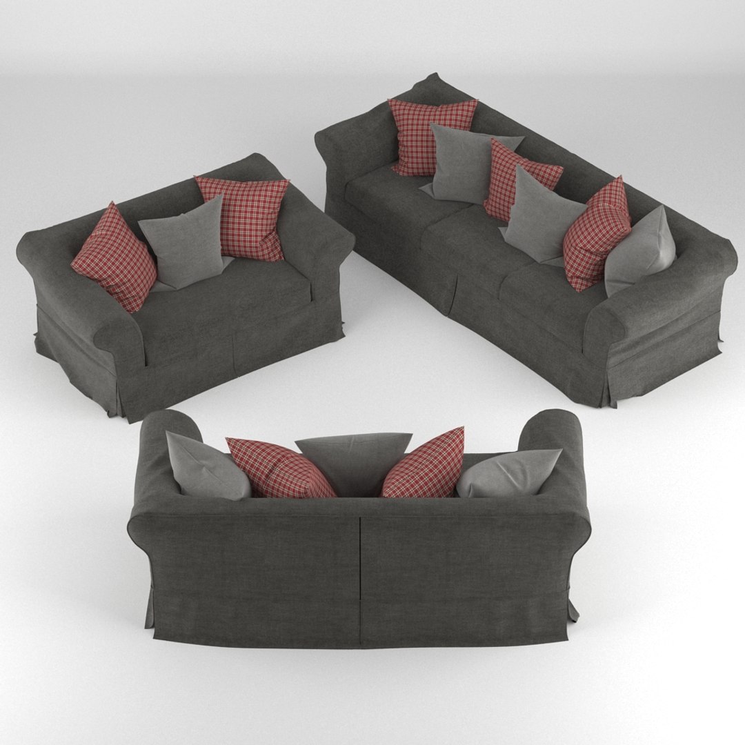 sofa realistic obj