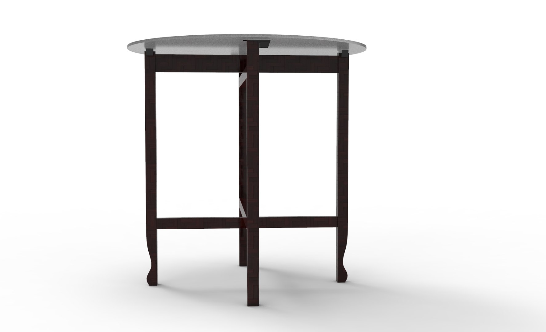 Round Table 3D Model - TurboSquid 2019134