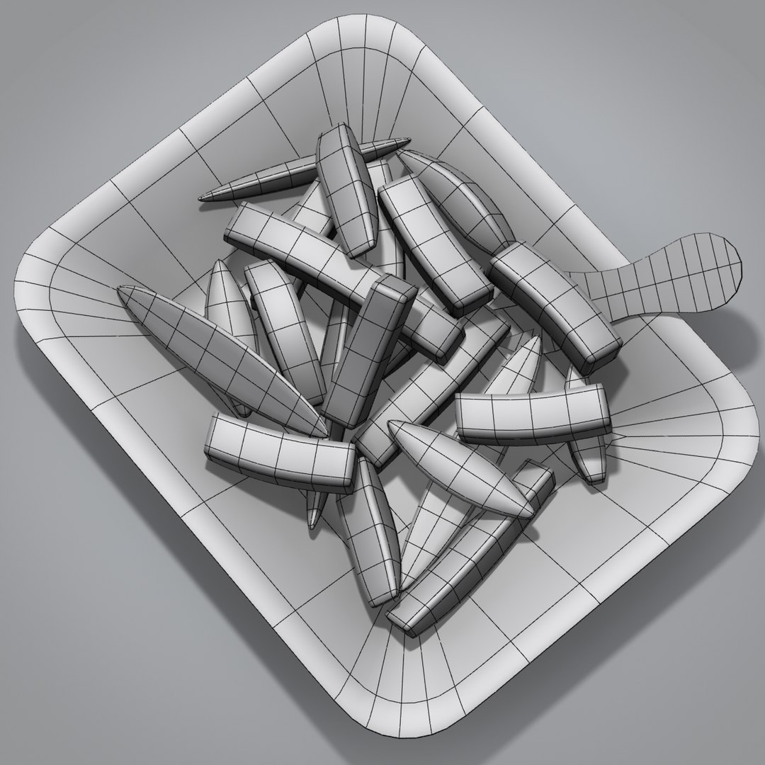 Potato Chips 3d Max