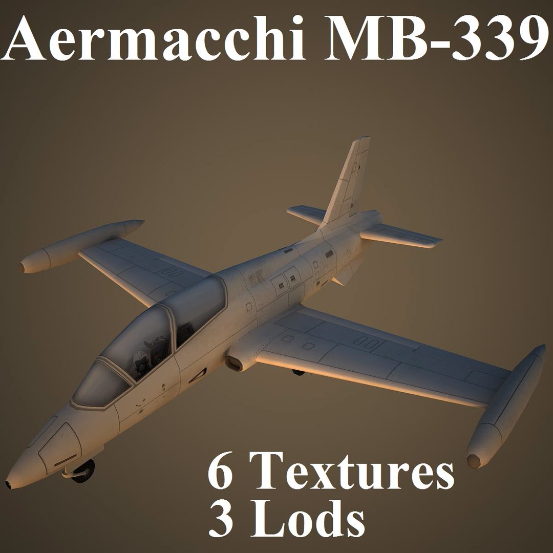 3d Model Aermacchi Mb-339 Air
