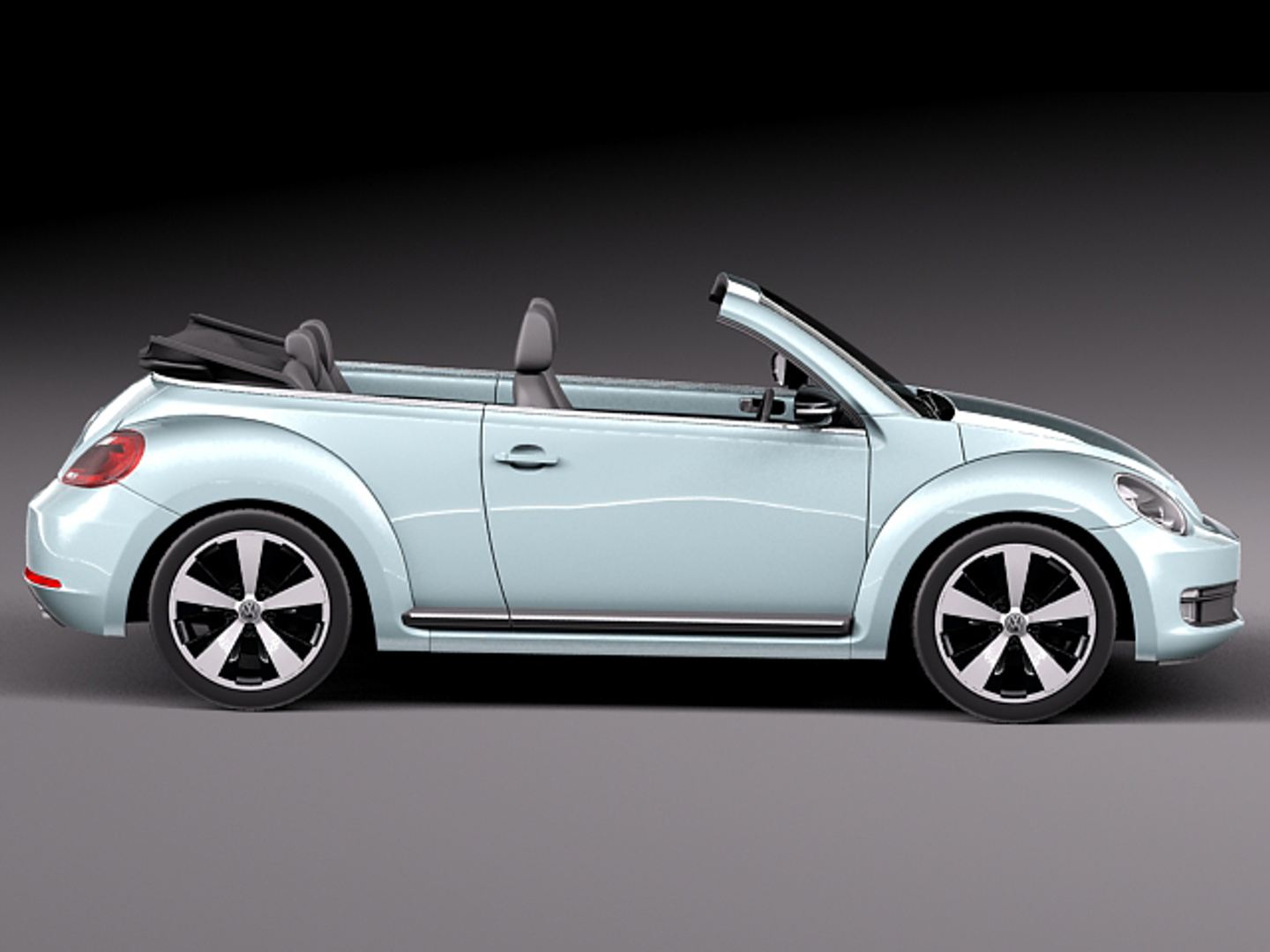 lwo volkswagen beetle convertible car
