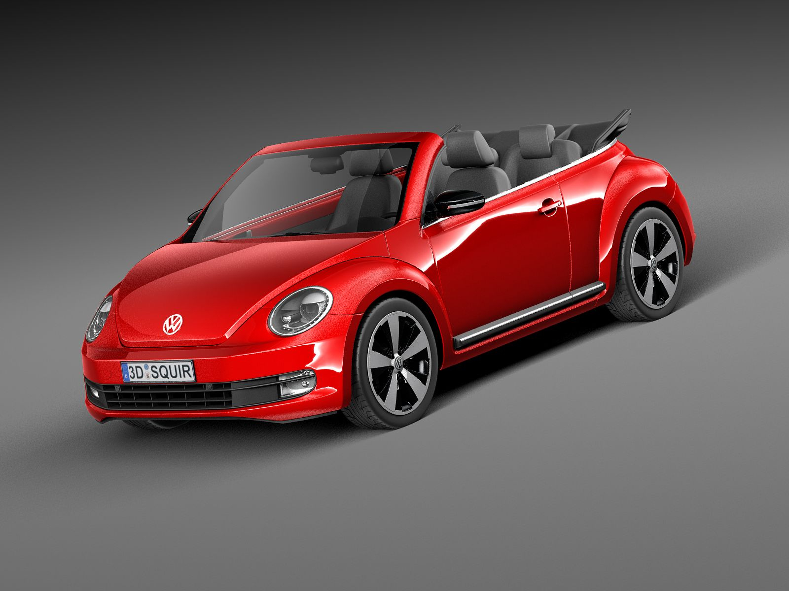 lwo volkswagen beetle convertible car