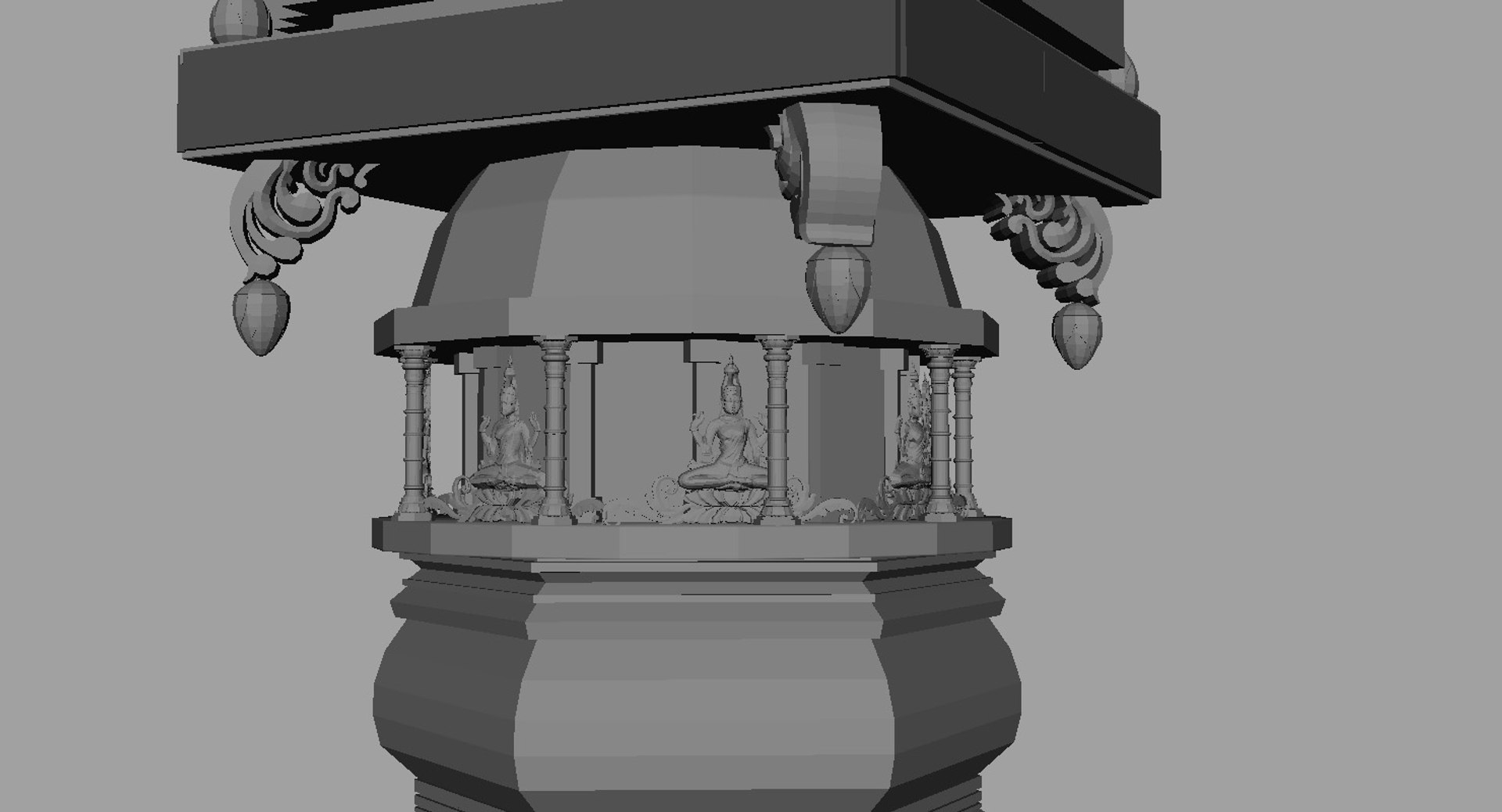 3D temple piller - TurboSquid 1539207